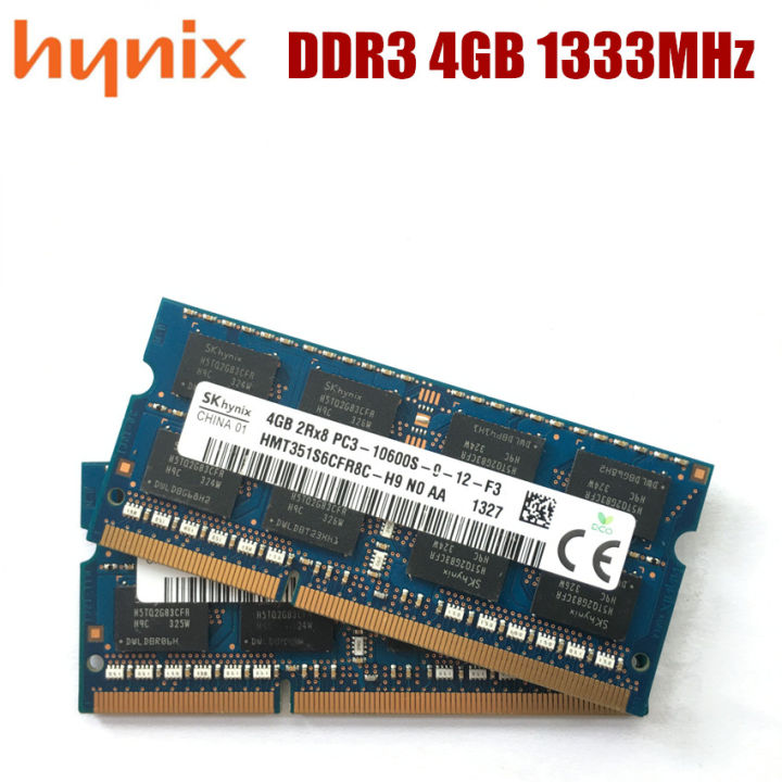 Hynix chipset 4GB 2Rx8 10600S PC3 DDR3 1333Mhz 4gb Laptop Memory Notebook Module SODIMM RAM ...