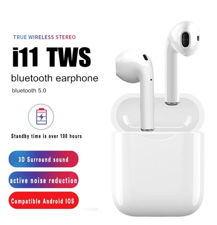 i11 TWS Wireless Earphone 5.0 Bluetooth Headset 1:1 Bluetooth Earphone ...