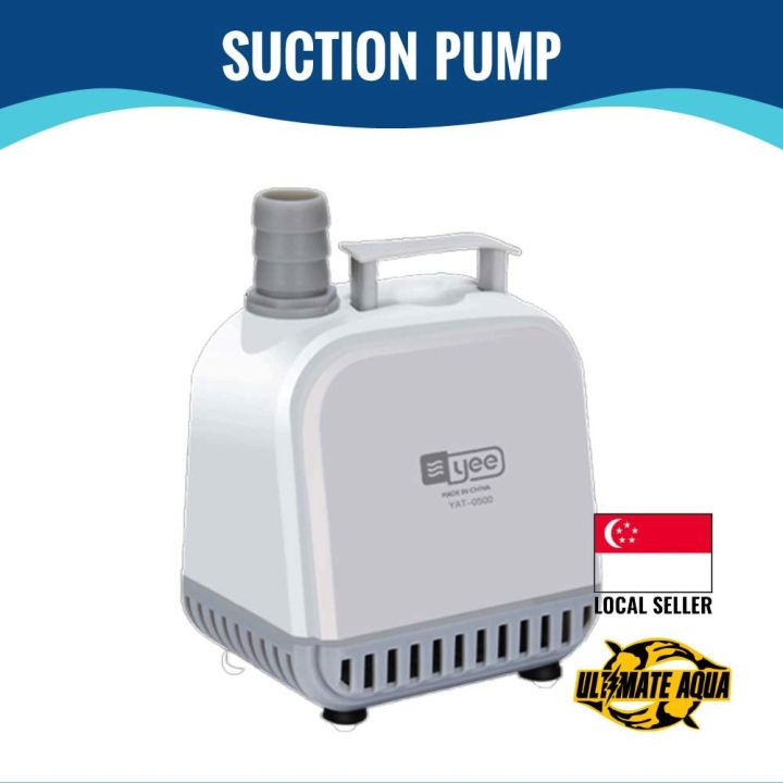 YEE Aquarium Submersible Pump, Bottom Suction, 360°-Circulation Pump ...