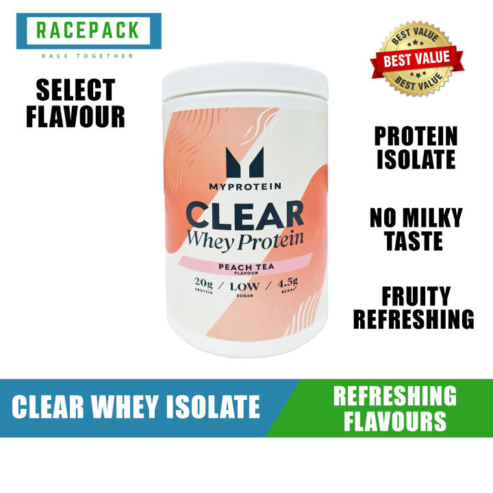 MyProtein Clear Whey Isolate Powder (Select Size and Flavour) Protein ...