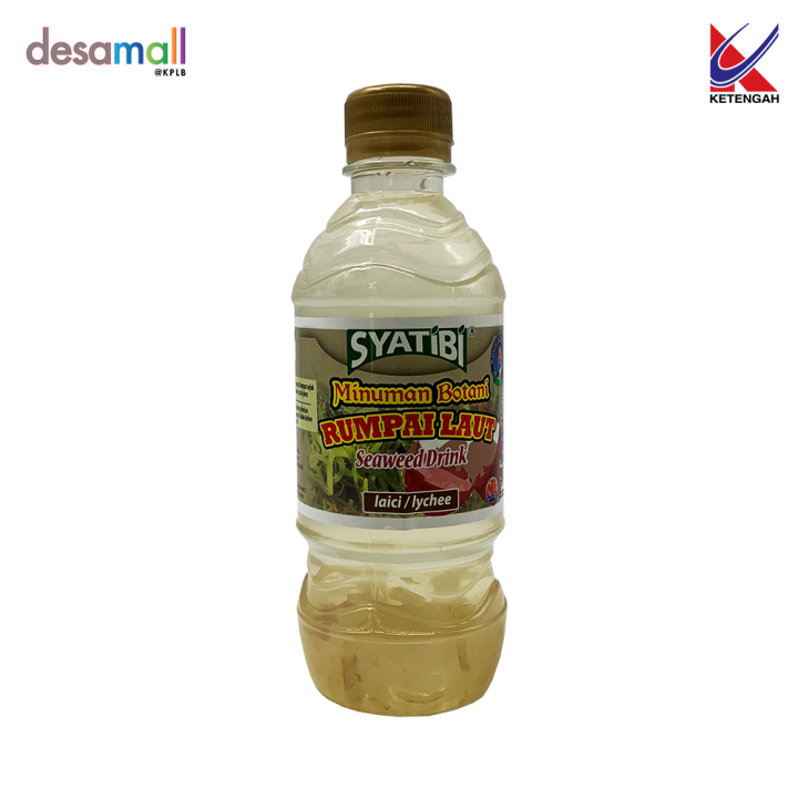 SYATIBI Minuman Botani Rumpai Laut Perisa Laici (350ml) | Lazada