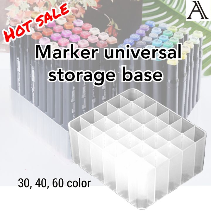 Marker Touch Pen Base Hot sale 30,40,60 Color Marker Universal Storage ...