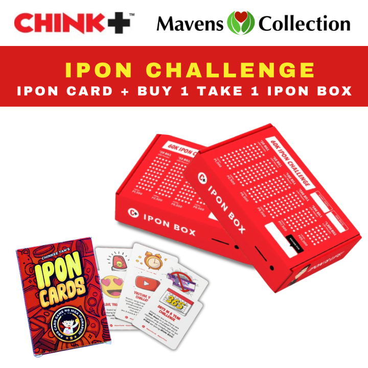 Chinkee Tan Ipon Challenge (ipon Card + Buy 1 Take 1 Ipon Box) | Lazada PH