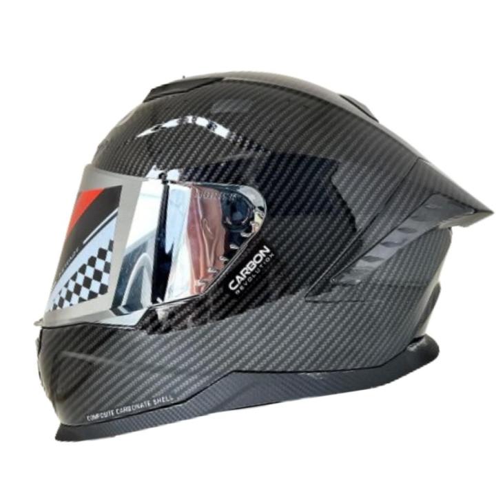 helm js armor Z Fullface Motif CARBON Original SNI KEKINIAN | Lazada Indonesia