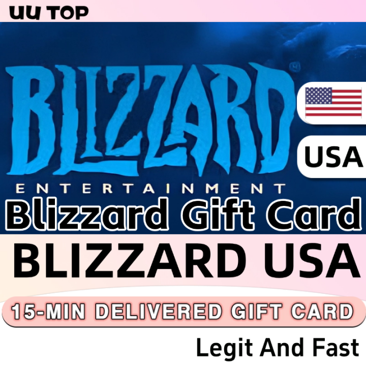 Blizzard Gift Card USA Blizzard Gift Card 5~100 USD —[Digital Code Email] | Lazada PH