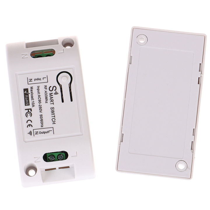 GlowingGrace 433 Mhz RF Smart Switch Wireless RF Receiver Timer Relay ...