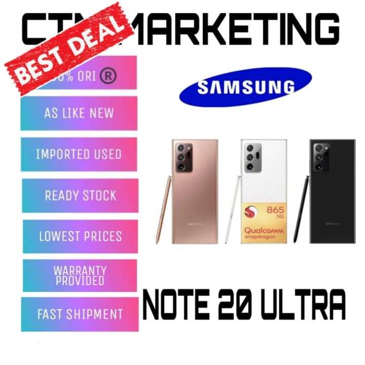 [Limited Ready Stock] 100% Original Samsung Note 20 Ultra 95% Look As ...