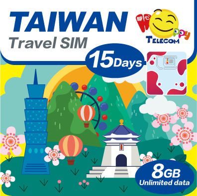 Happy Taiwan Sim - 15 Days Unlimited Data Travel Sim (4G 8GB) | Lazada PH