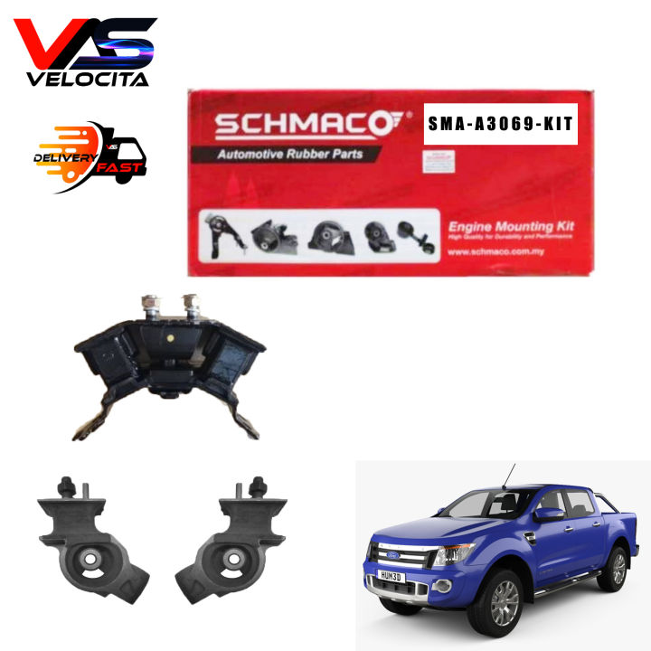 SCHMACO ENGINE MOUNTING SET FORD RANGER T6 2.2 (SMA-A3069-KIT) | Lazada