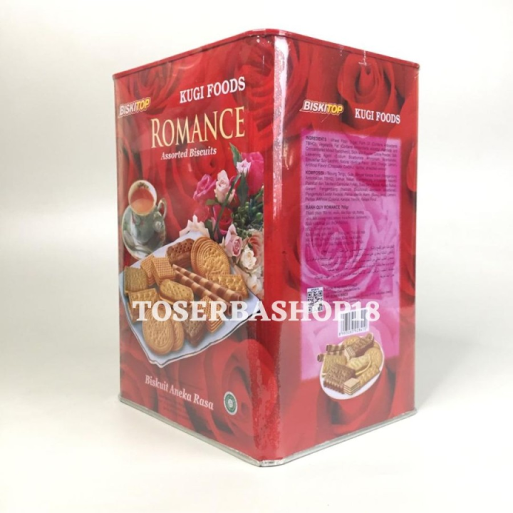 Biskuit Kaleng / Biskitop KUGI Romance Assorted Biscuit 600gr | Lazada ...