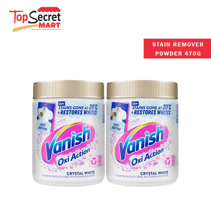[Single/Bundle] Vanish Gold Oxi Action Fabric Stain Remover Powder 470g ...