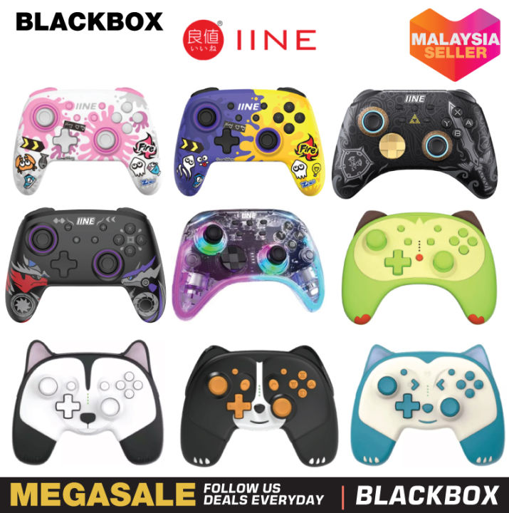 IINE Tokyo Rise Wireless Bluetooth Pro Controller NFC Wake up Voice Controller Nintendo Switch ...