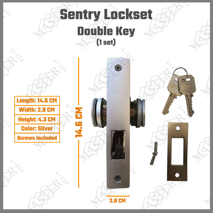 (1SET) Sentry Lockset Double Key (SILVER) | Lazada PH