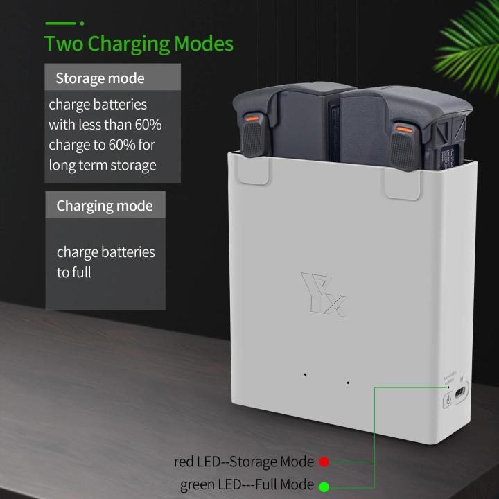 For DJI Avata 2 Battery Charging Hub Two-Way Battery Intelligent Flight ...