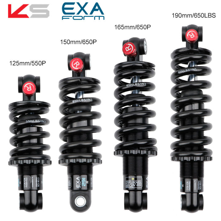 EXA MTB Rear Shock Absorber 125/150/165/190MM hydraulic belt damping ...