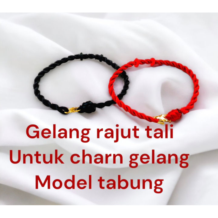 gelang tali rajut ulir untuk cham model tabung | Lazada Indonesia