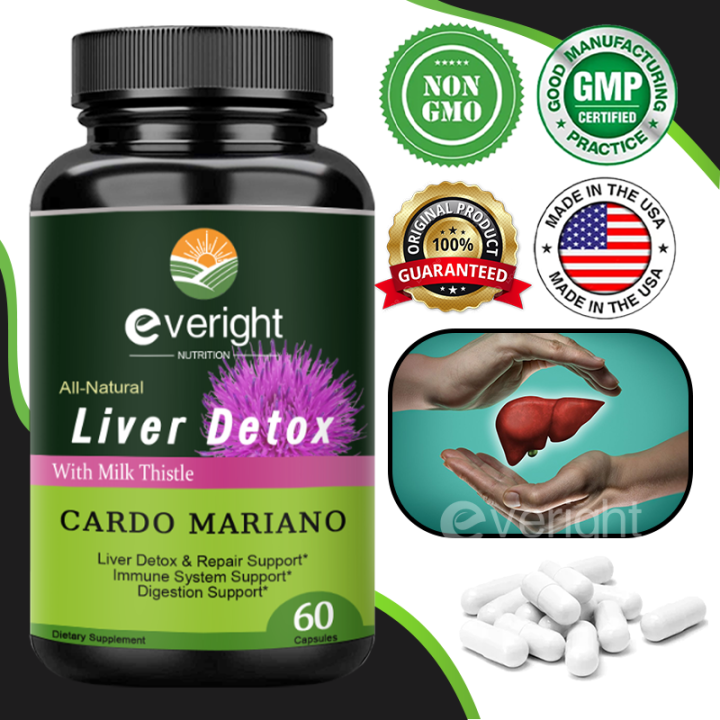 Milk Thistle 30 1 Extract Liver Detox Silymarin Marianum For Liver