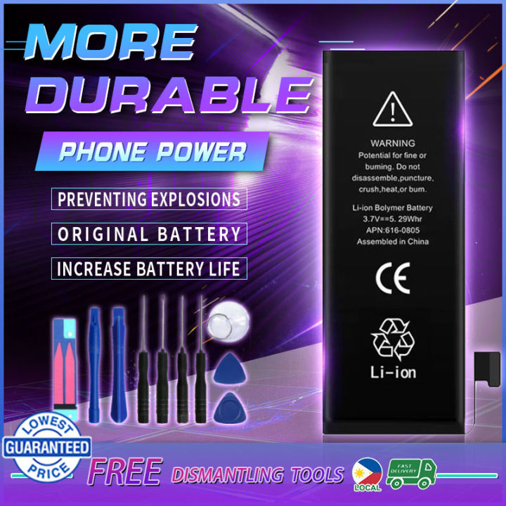 【New Battery】Original battery For IP 5 5S/5C 6 6P 6S 6SP 7 7P iPhone X ...