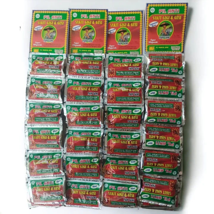 Pil Anti sakit Gigi Pak Tani Super Mujarab, Obat Sakit gigi Pak Tani ...