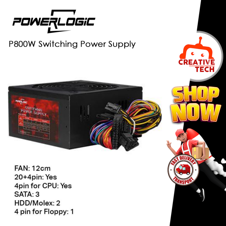 Powerlogic P800W Switching Power Supply | Lazada PH