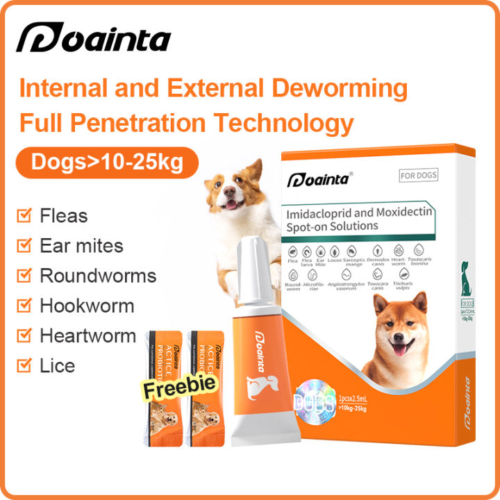 PUAINTA Anti Ticks and Fleas for Dogs and Cats Spot On Solutions ...