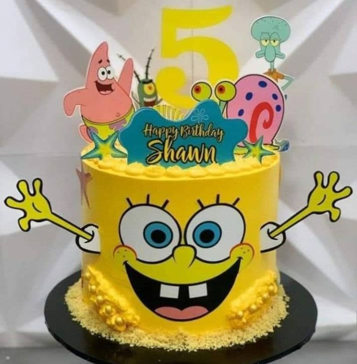 Toppers Party City Spongebob Spongebob Cake Topper Spongebob Topper 3D ...