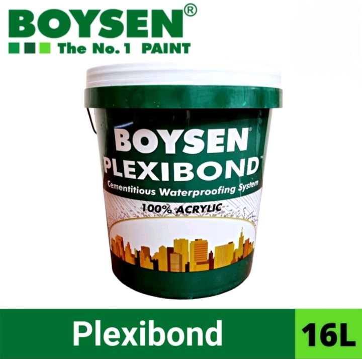 BOYSEN Plexibond Waterproofing System 16L / Pail | Lazada PH