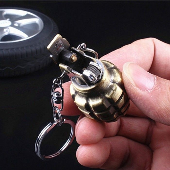 Korek Api Gas Mini Roda Api Model Granat Nanas Korek Api Unik | Lazada ...