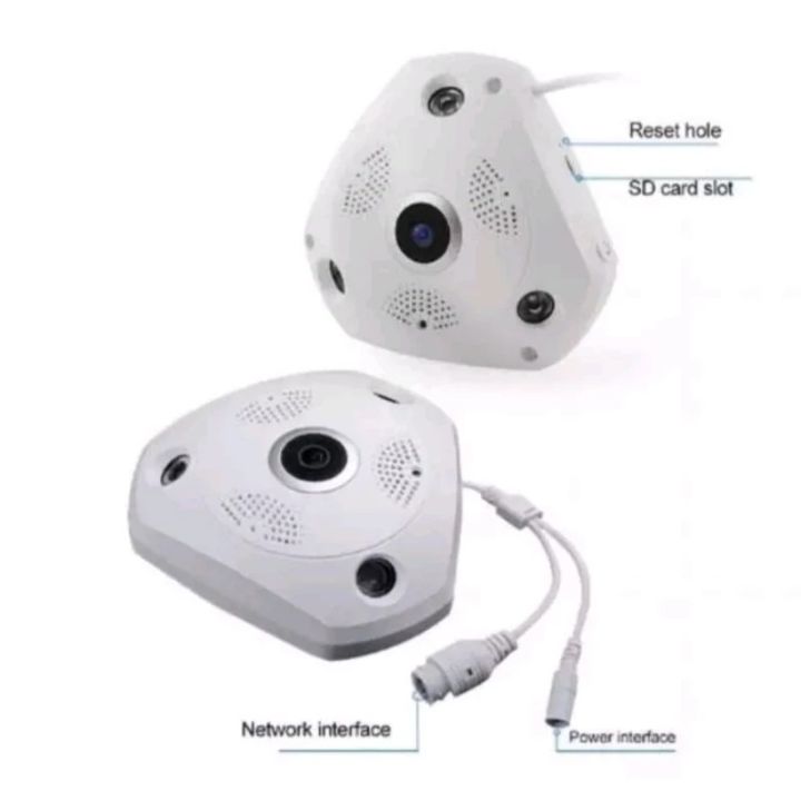 CCTV VR CAM 360 OMNIVIEW / IP Cam VR 360 Wireless Fish Eye 360 3MP ...