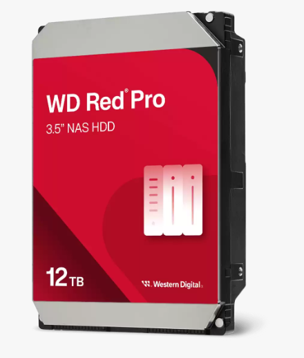 WD RED PRO NAS 12TB HDD 7200RPM SATA 3.5" (WD121KFBX-5YEAR) MS1-000554 ...