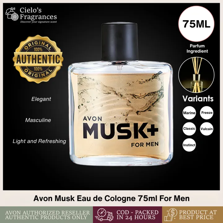 Avon Musk Eau de Cologne 75ml For Men, Musk For Men, Musk Air, Musk ...