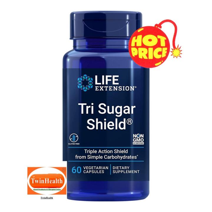 Life Extension Tri Sugar Shield® / 60 Vegetarian Capsules | Lazada.co.th