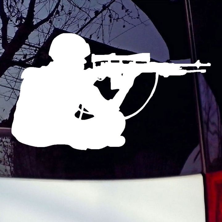 Sniper Marksman Military Car Auto Window Vinyl Decal Bumper Sticker ...