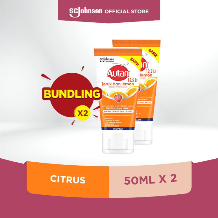 Autan Citrus Soft Tube 50ml x2 | Lazada Indonesia