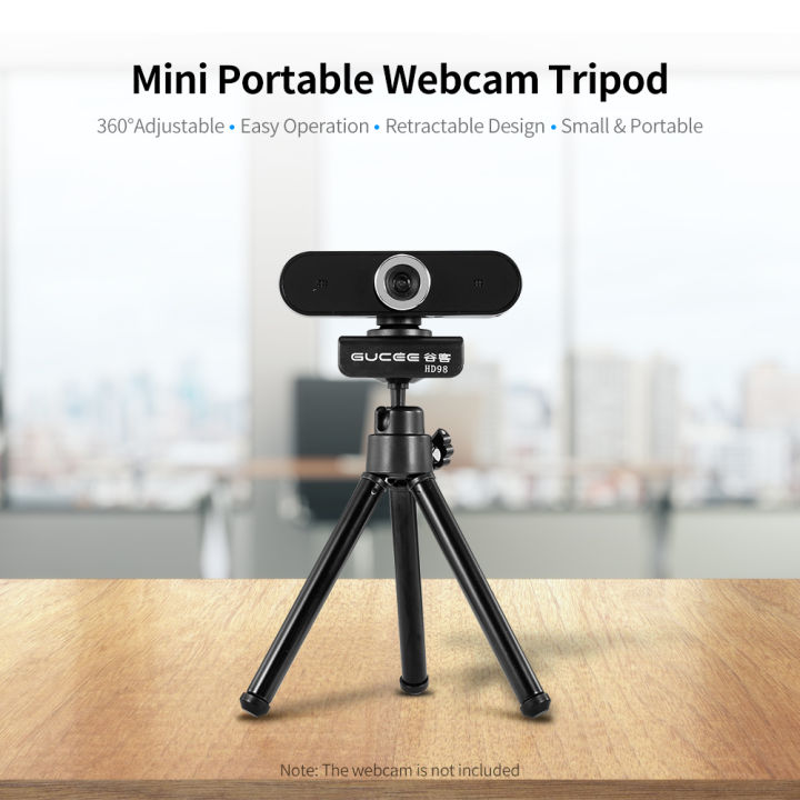 Portable Webcam Tripod Lightweight Mini Webcam Tripod for Smartphone ...