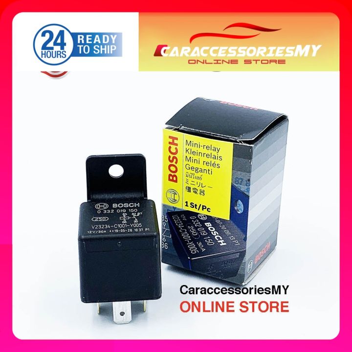 Relay 5 pin Bosch Relay Horn Relay Headlamp Relay 12V 30A Aircond Relay ...