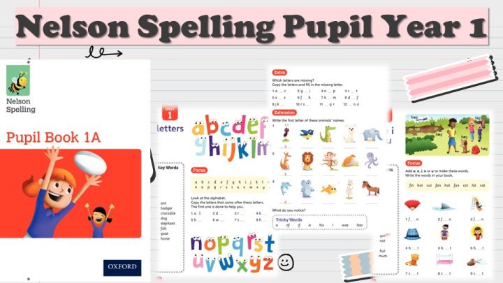 [PRE423] 68 pages Nelson Spelling Pupil Book 1 Year 1 Workbook ...