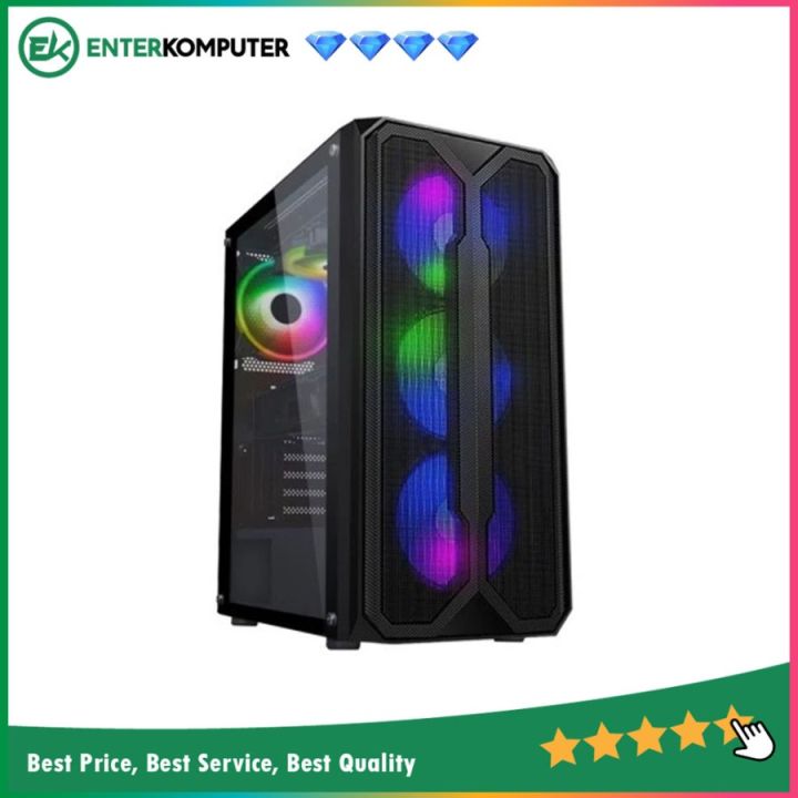 Casing CUBE GAMING ARIA - ATX / Casing PC Gaming | Lazada Indonesia