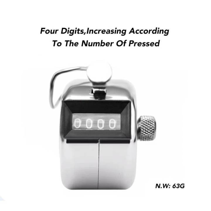 Hand Tally Counter RS4/Manual Hand Tally Counter/4 Digit Hand Tally ...