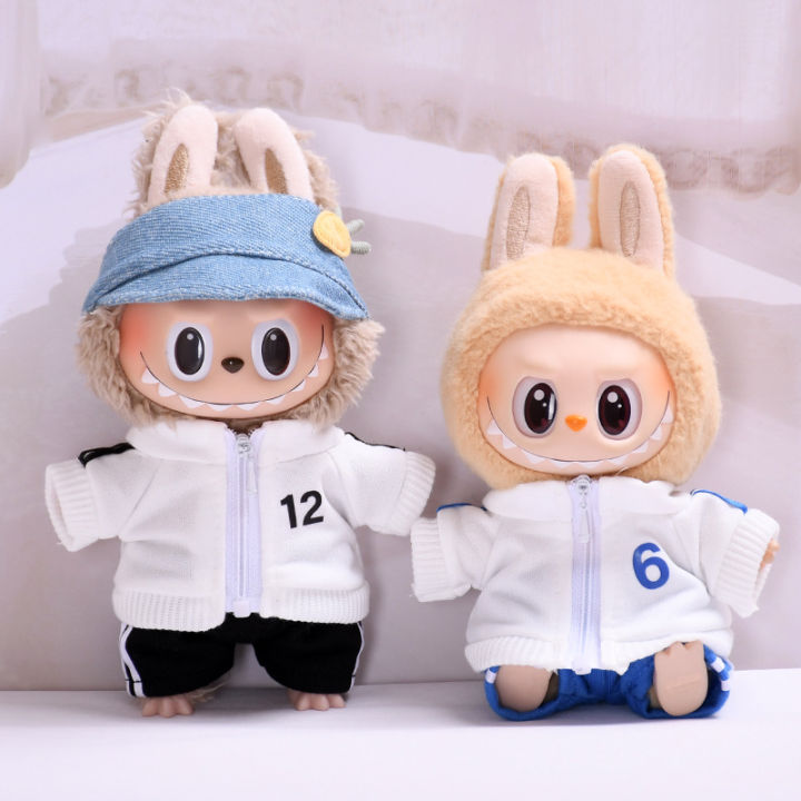 FG Cotton Doll Labubu Doll Clothes Handmade Labubu Gym Suit Doll ...