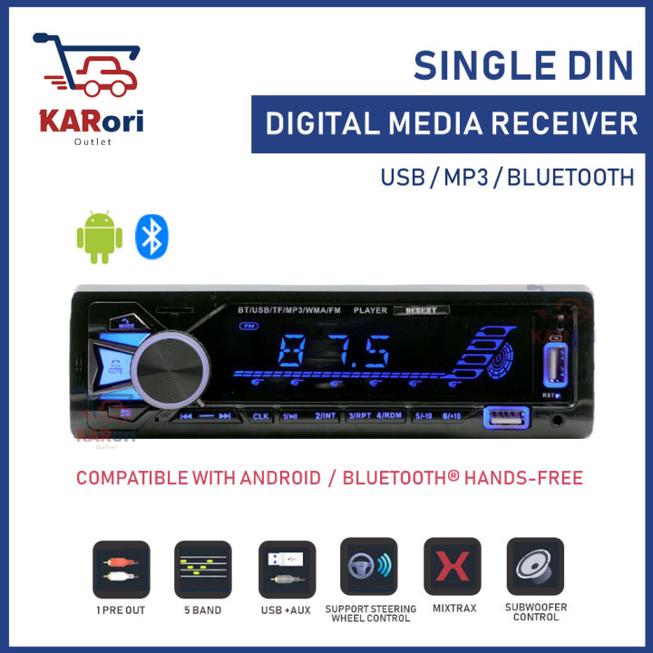 SINGLE DIN USB/FM/BLUETOOTH CAR PLAYER / SINGLE DIN BLUETOOH CAR PLAYER ...