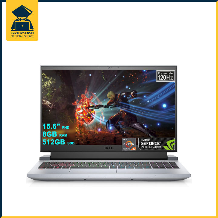 Dell G15 5515 15.6" FHD Gaming Laptop AMD Ryzen 5 5600H 8GB RAM 512GB ...