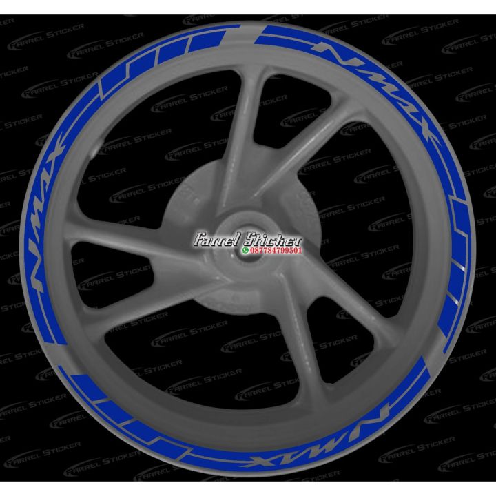 Stiker Velg Sticker Velk NMAX Silver & gold | Lazada Indonesia
