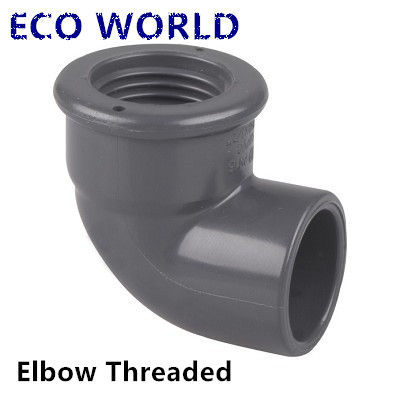 UPVC Elbow Threaded 1/2"~1" 10PCS | Lazada PH