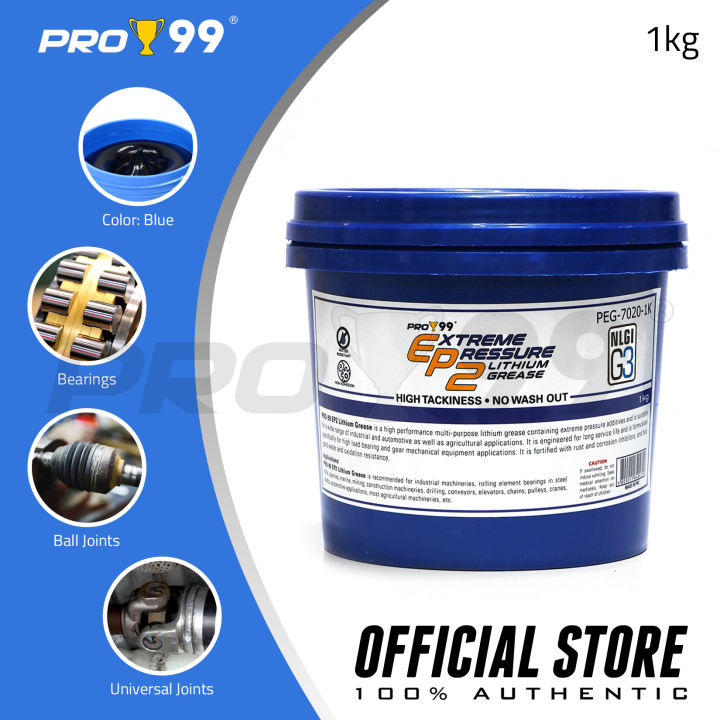 PRO-99 Extreme Pressure EP2 Grease 1kg Pro99 PEG-7020-1K For Car and ...