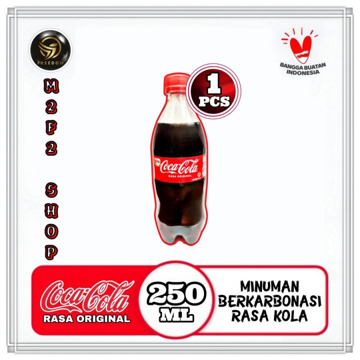 Coca Cola MInuman Bersoda Botol Plastik Pet - 250 ml (Kemasan Satuan ...