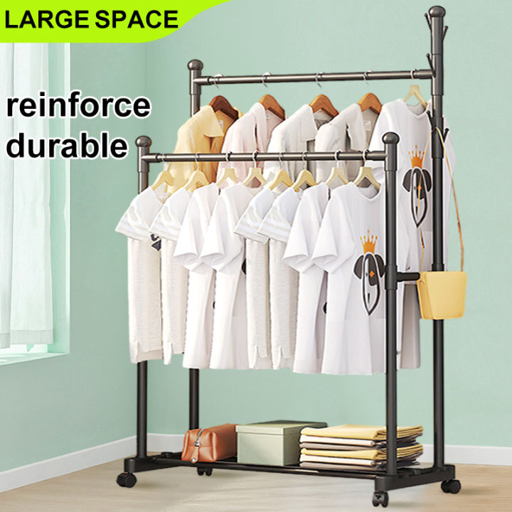 Aimar clothes rack Clothes Drying Rack Simple Clothes Rack Portable ...