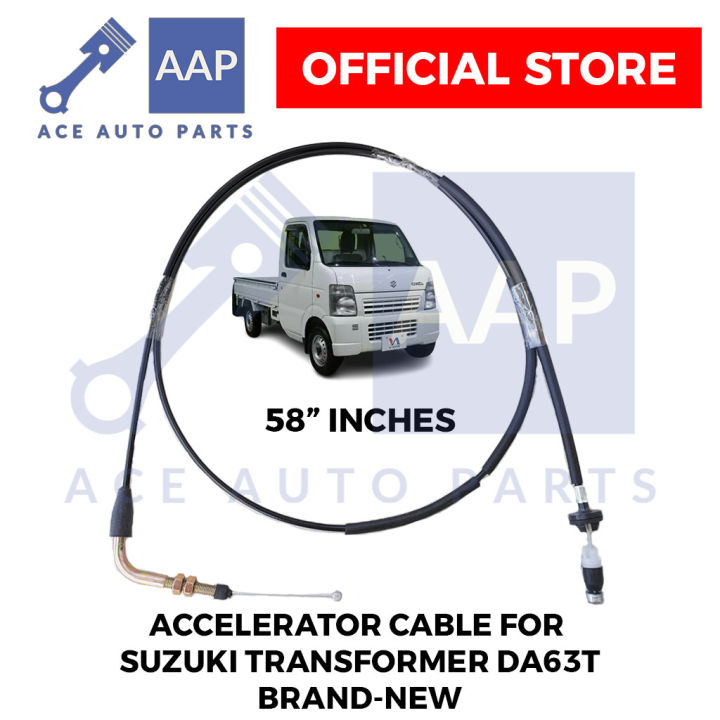 Suzuki Transformer DA63T Accelerator Cable 58" Inches Throttle Cable ...