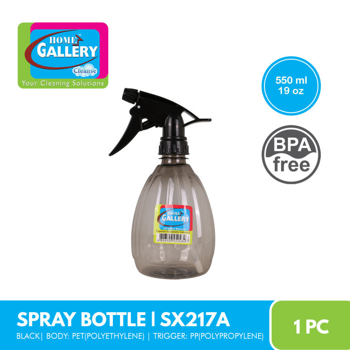Home Gallery Spray Bottle 550ml/19oz | BPA Free | Multi-Purpose Sprayer | SX217A | Lazada PH