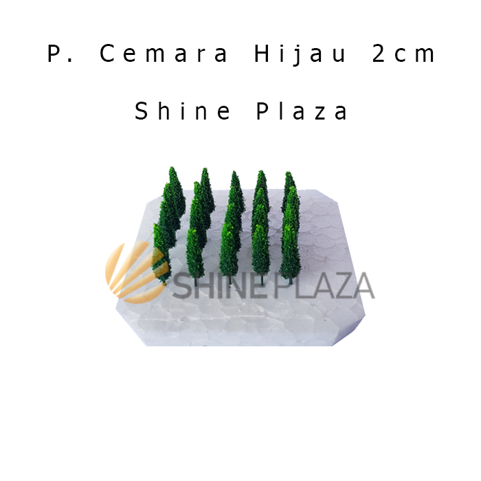 TRG Bahan Maket Pohon Cemara Skala Tinggi 2cm - Miniatur Alat Kerajinan ...